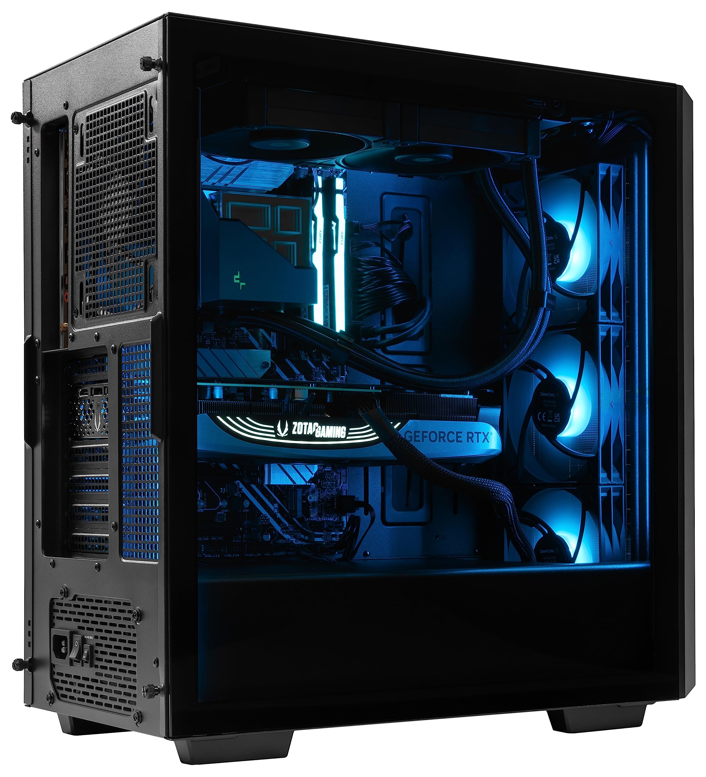 ArsenalPC CG540 Liquid Cooled Gaming Desktop PC i9-13900KF 3.00GHz 24 core - RTX 4090 24 GB - 4TB NVMe + 2TB HDD - 128GB DDR5(4X32GB) - 1000W - Windows 11