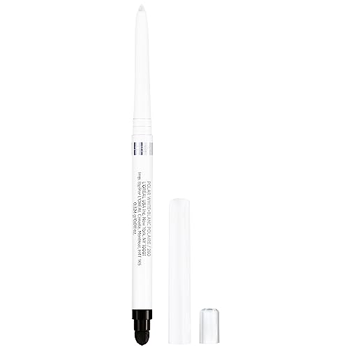 L'Oreal Paris Infallible Grip Mechanical Gel Eyeliner Pencil, Smudge-Resistant, Waterproof Eye Makeup with Up to 36HR Wear, Polar White, 0.01 Oz