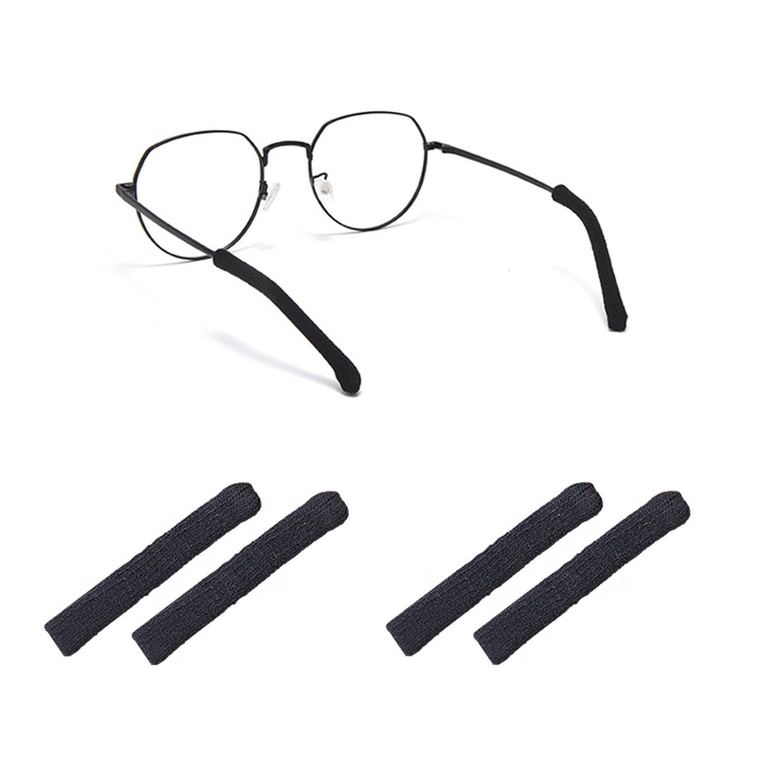 Anti-Slip Elastic Eyeglasses Temple Tips Sleeve,Fabric glasses ear cushion,glasses ear grips,Glasses Accessories,2pcs