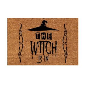 halloween coir print decoration door mats indoor entrance sup witches halloween costume spider candy attractive cute