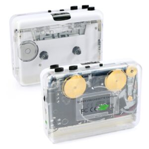 auto reverse ＆clear stereo cassette player,built-in cool copper wheel movement＆earphone,cassette tape to mp3 converter with tape converter software,powered by usb power cord or aa battery