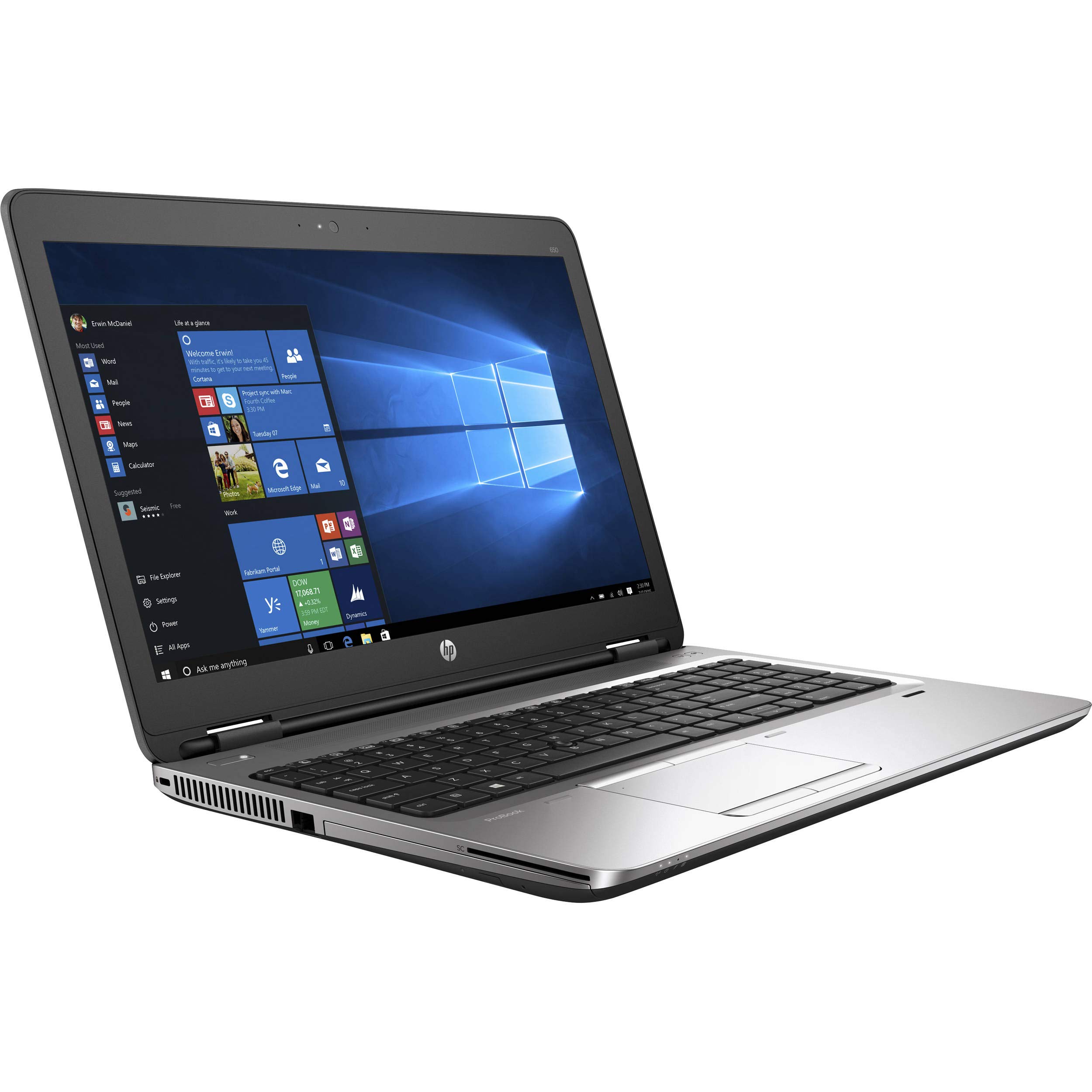 HP ProBook 650 G2 15.6 Inch Business Laptop PC Intel Core i5 6300U up to 3.0GHz, 16GB DDR4, 512GB SSD, WiFi, Win 10 Pro(Renewed)