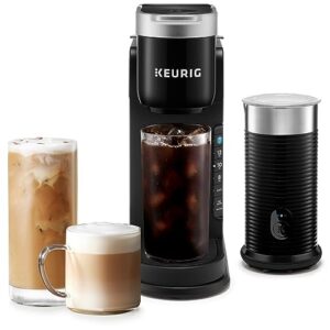 keurig k-café barista bar single serve coffee maker and frother, black