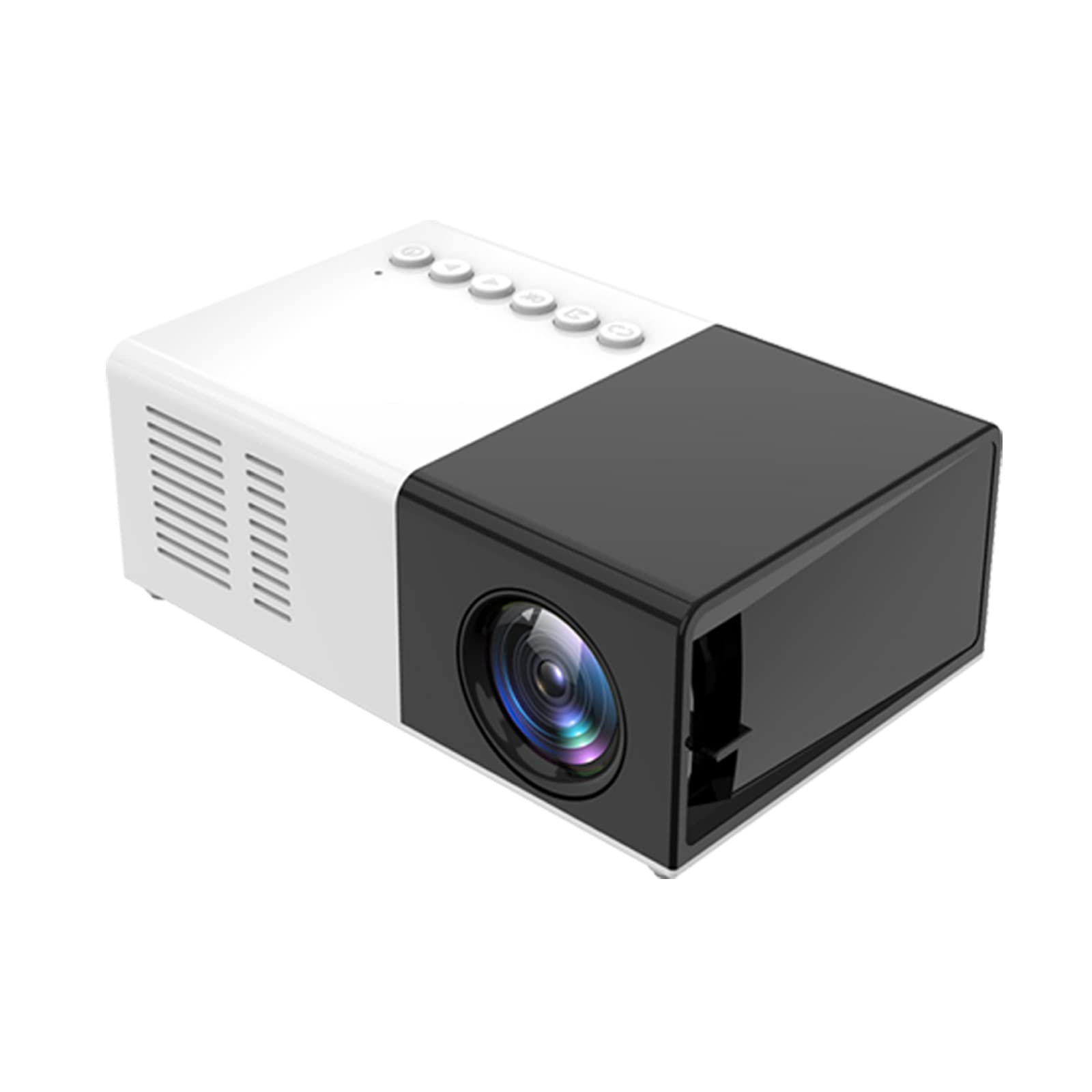 Mini Video Projector 1080P Portable Projector Compatible with HDMI| AV| USB| Laptop, Mini TV for Living Room/Bedroom Outdoor Movie Projector Tech Gadgets Cool Stuff Personalized Gifts (Blue)