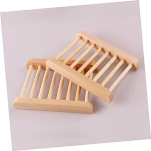 Cabilock 1 Set Foam Pouches Bathroom Soap Tray Foaming Bags Soap Rack Wooden Soap Container Soap Storage Soap Holder Bubble Making Net Soap Dish Soap Ravk Handmade Soap Accessories Bamboo