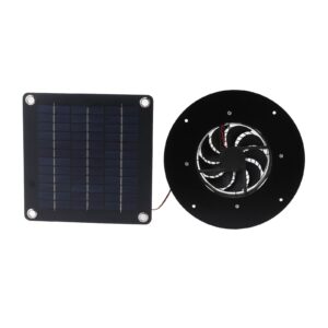 magideal solar panel fan ventilator 20w 12v exhaust fan solar powered ventilation fan for window greenhouse small chicken coop pet house ventilation