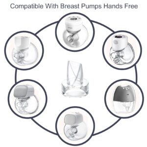 SKYWOT Pack of 6 Duckbill Valves for Wearable Breast Pump Hands Free Accessories Universal Duckbill Valves etc,Original Part Accessories Replacement,BPA Free