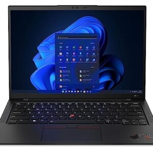 Lenovo Gen 11 ThinkPad X1 Carbon Laptop with Intel Core i7-1365U vPro Processor, 14" WUXGA 100% sRGB Anti-Glare Touchscreen, 32GB LPDDR5 RAM, 1TB Gen4 Performance SSD, Thunderbolt, and Windows 11 Pro