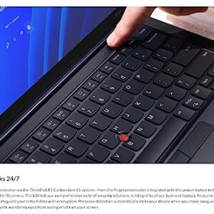 Lenovo Gen 11 ThinkPad X1 Carbon Laptop with Intel Core i7-1365U vPro Processor, 14" WUXGA 100% sRGB Anti-Glare Touchscreen, 32GB LPDDR5 RAM, 1TB Gen4 Performance SSD, Thunderbolt, and Windows 11 Pro