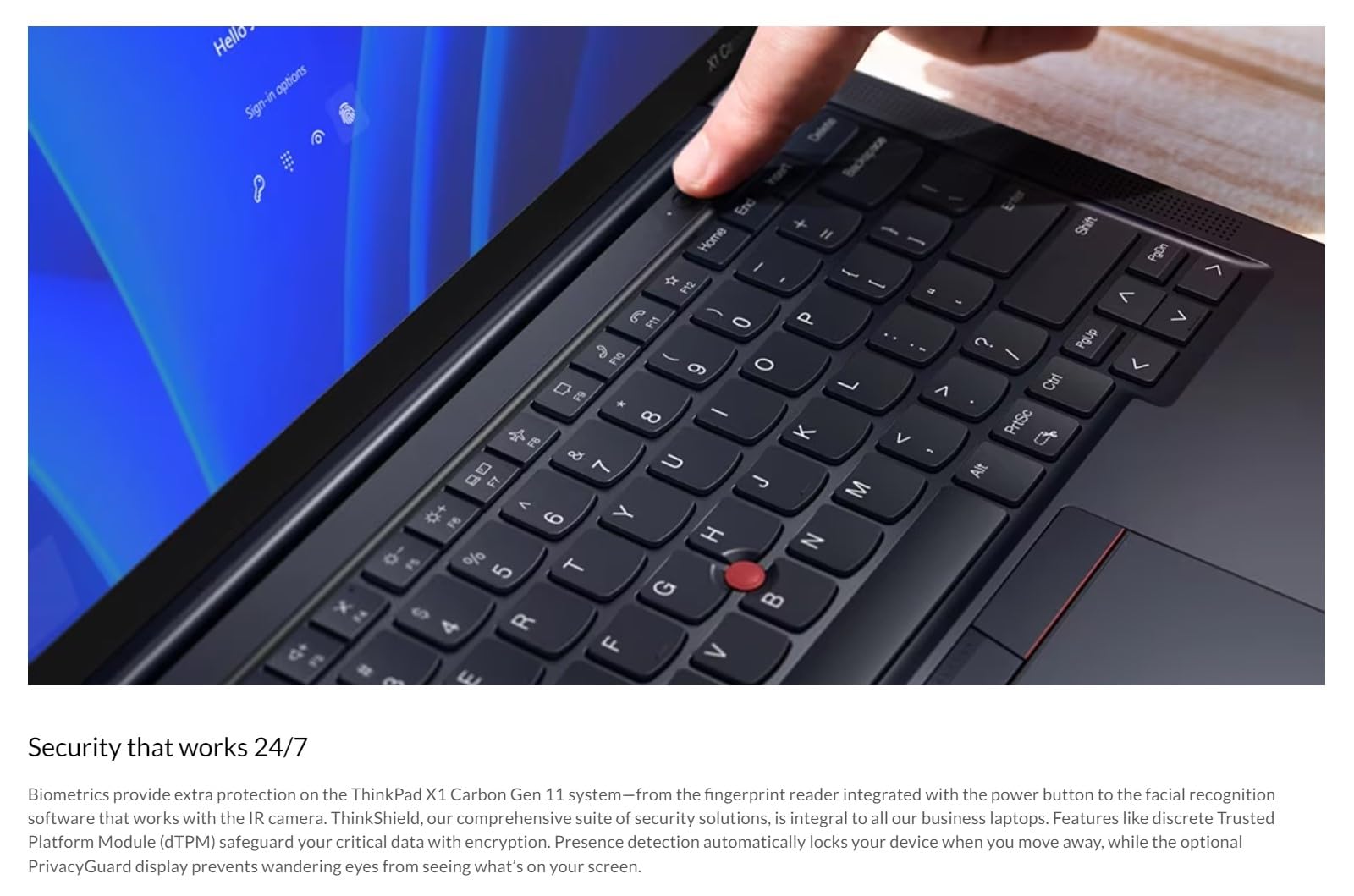 Lenovo Gen 11 ThinkPad X1 Carbon Laptop with Intel Core i7-1365U vPro Processor, 14" 2.8K OLED (2880 x 1800) Non-Touch Display, 32GB LPDDR5 RAM, 2TB Gen4 Performance SSD, Thunderbolt, and Win 11 Pro