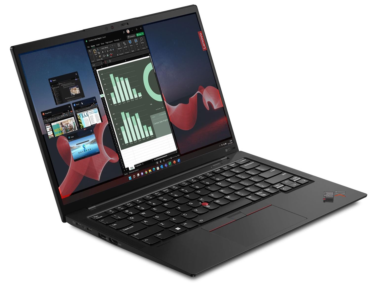 Lenovo Gen 11 ThinkPad X1 Carbon Laptop with Intel Core i7-1365U vPro Processor, 14" 2.8K OLED (2880 x 1800) Non-Touch Display, 32GB LPDDR5 RAM, 2TB Gen4 Performance SSD, Thunderbolt, and Win 11 Pro