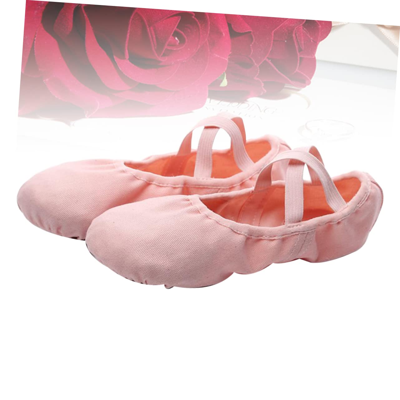 SOIMISS Women Flats Shoes Kids Ballet Shoes Leather Flats for Women Canvas Ballet Shoes Womens Ballet Shoes Soft Sole Shoes Ballet Slipper Sole Ballet Shoe Ballet Dance Shoes Dancing Shoes