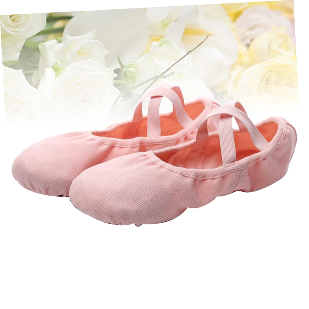 SOIMISS Women Flats Shoes Kids Ballet Shoes Leather Flats for Women Canvas Ballet Shoes Womens Ballet Shoes Soft Sole Shoes Ballet Slipper Sole Ballet Shoe Ballet Dance Shoes Dancing Shoes