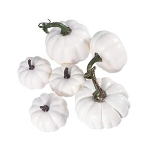 garneck 6pcs home decor pumpkin household props