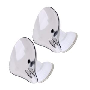 showeroro 2pcs soap box wall soap holder soap drain saver countertop soap dish drain soap container brackets for shelves wall hand soap dispenser foam big sucker to rotate storage plastic