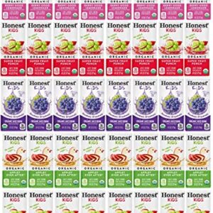 Honest Kids Organic Juice Drink Assorted Variety Pack, 6 Fl Oz, (40 Count)