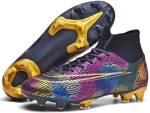 Men's Women's Unisex Soccer Cleats FG/AG Soccer Shoes Indoor Outdoor Turf Firm Ground High-top Spikes Younth Professional Training Football Boots