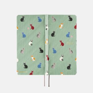 Hobonichi Techo Weeks [English/Tall and Slim Size/January 2024 Start] Bow & Tie: Cats & Me