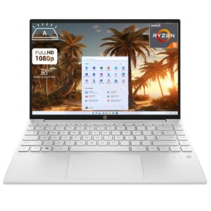 hp 2023 pavilion aero 13 premium laptop, amd ryzen 5 7535u, 13.3" wuxga, 16gb ram, 1tb ssd, windows 11 home, wi-fi 6, micro-edge, backlit keyboard, webcam, hdmi, bluetooth, long battery life, silver