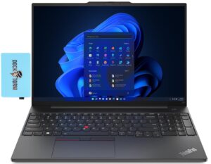 lenovo thinkpad e16 gen 1 16.0" ips business laptop (8-core amd ryzen 7 7730u, 40gb ram, 1tb pcie ssd, amd radeon, 60 hz wide uxga (1920x1200), fingerprint, win 11 pro) w/dockztorm hub