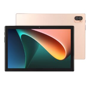 tablet pc, 10.1 inch ips octa core office tablet us plug 100‑240v (gold)