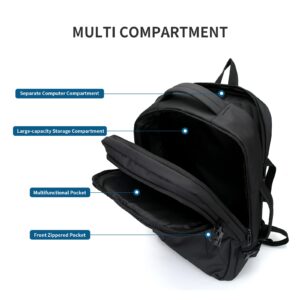 Solim Anti-theft Laptop Backpack,Business Travel Backpack Fit 15.6 Inch Durable Water Resistant Computer Bag with USB Charging Port for Men