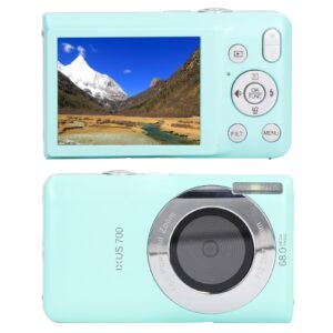 8K Digital Camera, 2.7inch 68MP IPS Vlogging Selfie Dual Screen Camera with 16X Digital Zoom, 20 Built in Beauty Filters, 750mAh WiFi Digital Video Camera for Vlogging (Green)