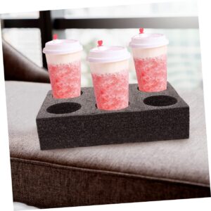 Baluue 2pcs Milk Tea Drink Cup Holder Shelf Braces Coffee Drink Outdoor Accessories Drink Holder Tray Drink Carrier for Takeaway Bottle Tray Beverage Takeout Accessory Cup Tray