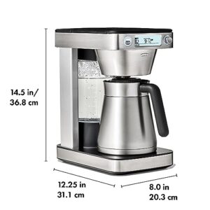 OXO Brew 12-Cup Coffee Maker With Podless Single-Serve Function,Silver