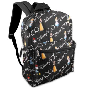 Disney Backpack Set for Kids, Adults - Bundle with 16” Disney Backpack Featuring Stitch, Minnie, and More Plus Tattoos | Disney Backpack for School