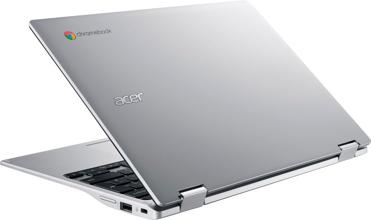 Acer - Chromebook Spin 311| 11.6" 2-in-1 Touch Screen Laptop|MediaTek Kompanio 500 MT8183C|4GB LPDDR4X|64GB eMMC (Pure Silver) (CP311-3H-K5WQ)