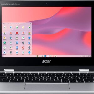 Acer - Chromebook Spin 311| 11.6" 2-in-1 Touch Screen Laptop|MediaTek Kompanio 500 MT8183C|4GB LPDDR4X|64GB eMMC (Pure Silver) (CP311-3H-K5WQ)