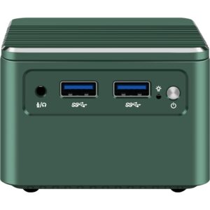 Mrroute M1 Plus Mini PC with N305 Processor, 16G RAM 256G SSD Mini Desktop PC, All-in-one Dual Display HDMI,Type-c/USB 3.0/4x2.5GbE LAN Business Mini Computer Win 11