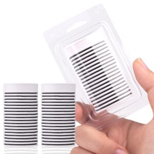 self adhesive eyelashes strips for lashes natural look 36 pcs strong-hold reusable self adhesive eyelashes spare adhesive strip (black)