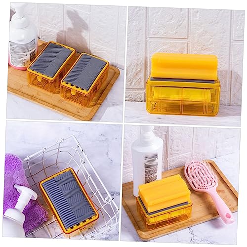 Alipis 3pcs Soap Foaming Box Soap Foaming Holder Soap Dish with Drain Soap Dish Foaming Holder Foam Soap Dispenser Soap Drainer Soap Foaming Case para Guardar Soap Holder Pp Travel Roller