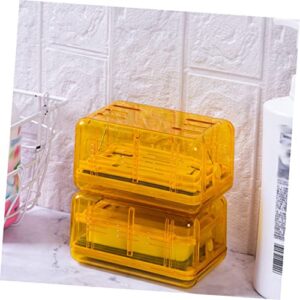 Alipis 3pcs Soap Foaming Box Soap Foaming Holder Soap Dish with Drain Soap Dish Foaming Holder Foam Soap Dispenser Soap Drainer Soap Foaming Case para Guardar Soap Holder Pp Travel Roller