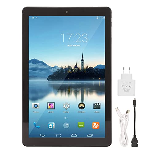 Tablet, Kids Tablet IPS Screen 5G WiFi Dual Band EU Standard 100-240V 10in Dual Camera for Entertainment (EU Plug)