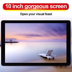 Tablet, Kids Tablet IPS Screen 5G WiFi Dual Band EU Standard 100-240V 10in Dual Camera for Entertainment (EU Plug)