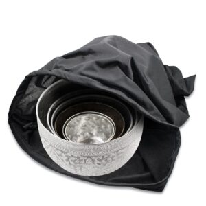 Silver Storage Bags Oversized 31.5 x 23.6 Inches Anti Tarnish Storage Bag Fabric Cloth Bag Black Drawstring Pouch Cloth Bag for Silver Storage Jewelry Silverware Protection Flatware Silver Plate