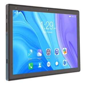 10 Inch Tablet, Kids Tablet 6GB 128GB Support Calls Front 800W HD IPS Screen High Performance: 2.4G 5G for Office (UK Plug)