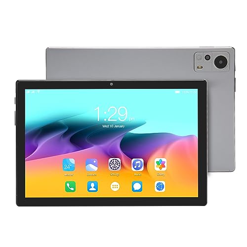 HEEPDD 10.1 Inch Tablet, Tab M10 5G WiFi Octa Core Tablet Computer 8MP 13MP 8GB 128GB for Work (Grey)