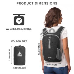 G4Free 40L Lightweight Packable Hiking Backpack+12L Lightweight Small Hiking Backpack