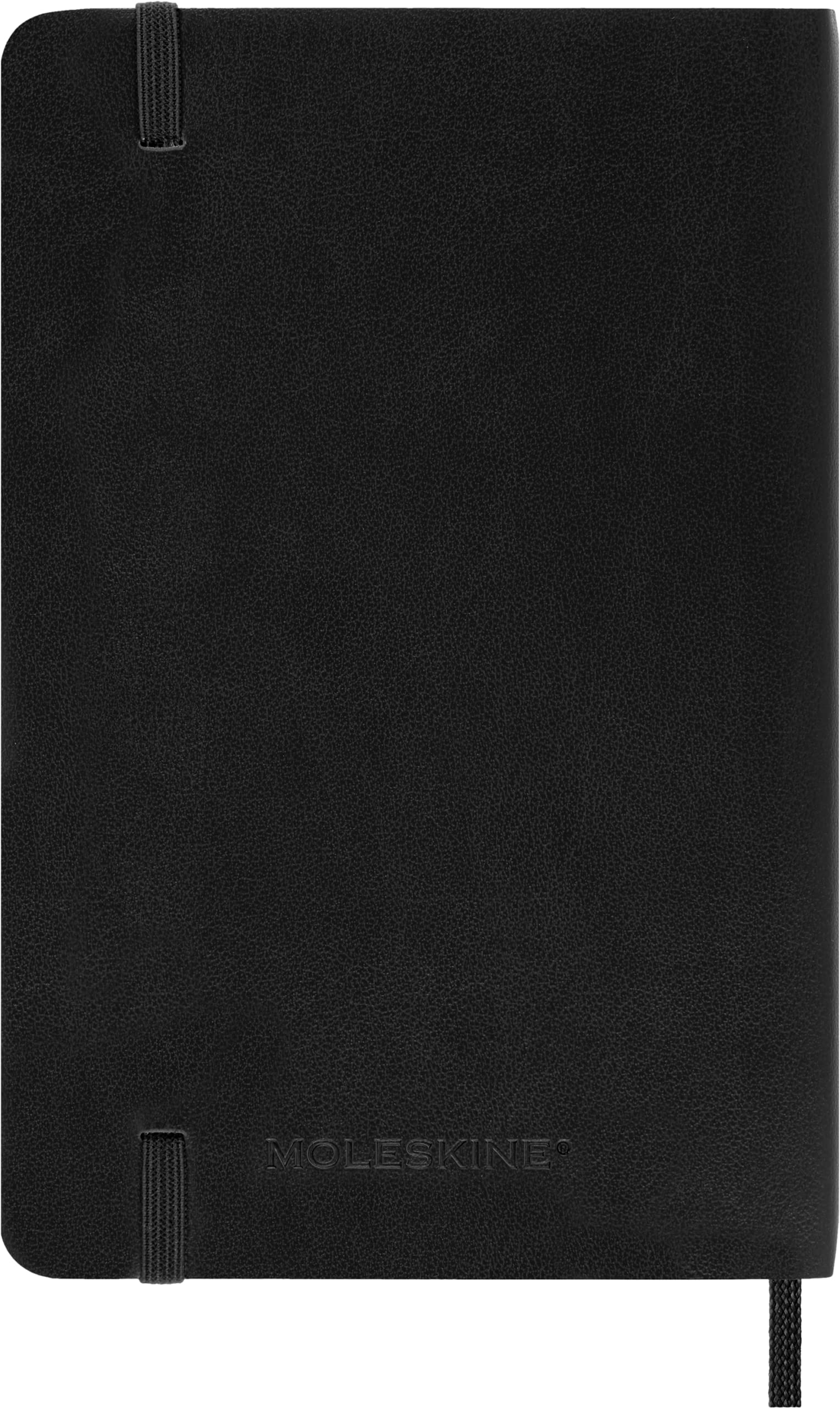 Moleskine DSB12WN2Y24 Notebook, Beginning with January 2024, 12 Months, Weekly Diary Soft Cover, Pocket Size (W x H x H): 3.5 x 5.5 inches (9 x 14 cm), Black