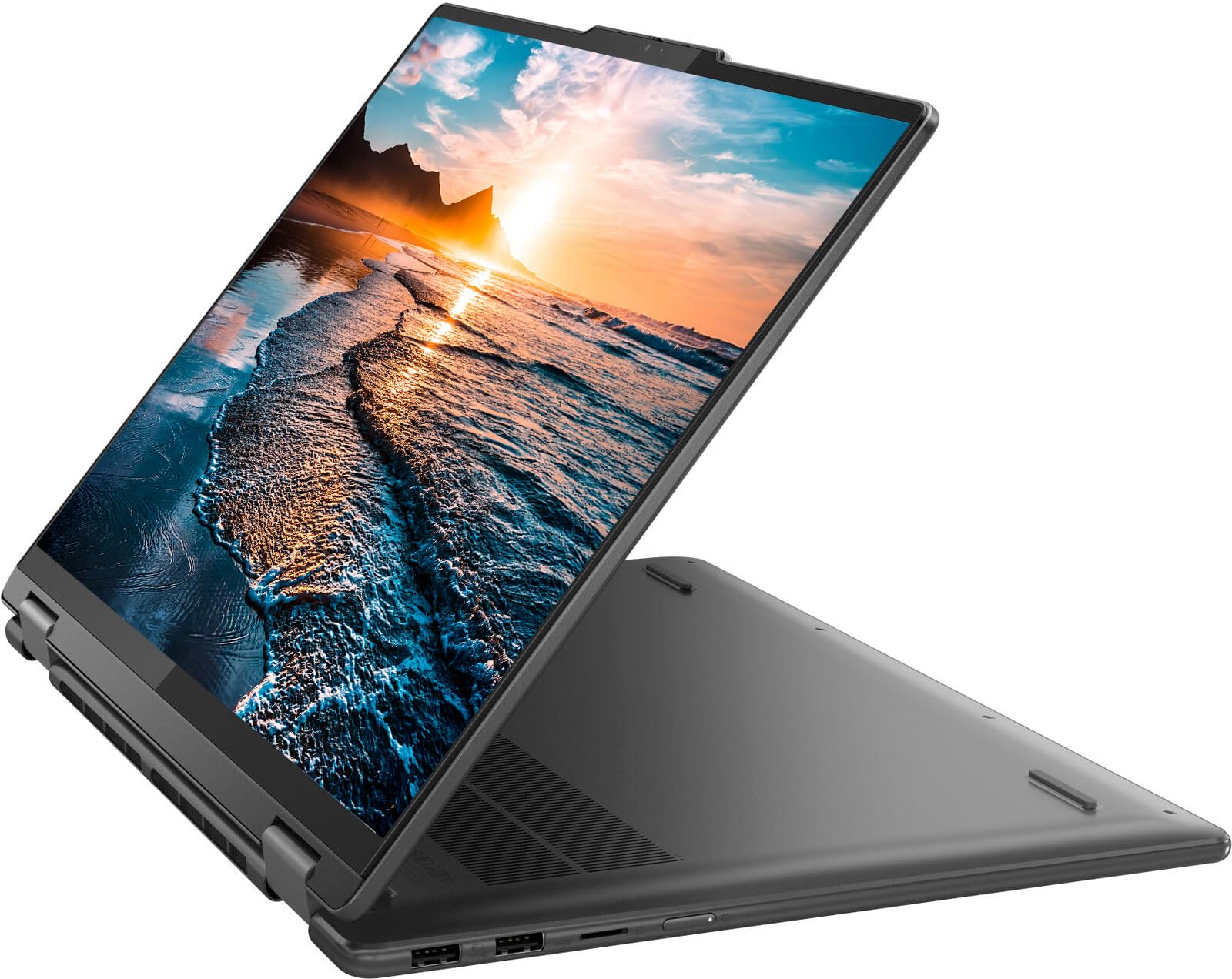 Lenovo Yoga 7i 16 Inch 2 in 1 Business Laptop, WUXGA FHD Touchscreen, 13th Gen Intel i7-1355U, 16GB DDR5 RAM, 512GB SSD, Windows 11 Pro, Intel Iris Xe Graphics, Backlit Keyboard, Grey, TDU