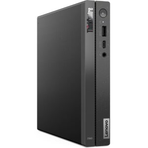 lenovo thinkcentre neo 50q gen 4 tiny desktop computer, intel core i5-13420h 2.1ghz, 16gb ram, 256gb ssd, windows 11 pro, black