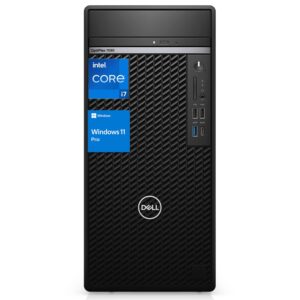 dell optiplex 7000 series 7090 tower business desktop, intel core i7-11700, 32gb ram, 1tb ssd, dvd-rw, display port, wired keyboard & mouse, wi-fi, windows 11 pro