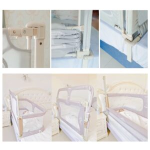 3 In 1 Baby Bedside Crib, Portable Crib,120x50cm,for Cosleeping Baby Bed,next To Me Crib,baby Side Sleeper, For Cosleeper In Bed,soft Washable Liner Cover And Sturdy Aluminum Alloy,Easy To Assemble (