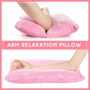 Soaoo Arm Elevation Pillow Pain Relief for Arm Pain Broken Arm Post Surgery Soft Arm Rest Pillow Leg Injury (Pink)