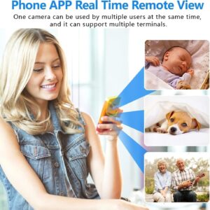 Home WiFi Security Camera Wireless Indoor Outdoor Body Cameras Nanny Cam Smart Baby Cams Pet Dog Cat 1080P Remote Portable Phone APP Room