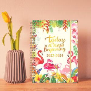 2023-2024 Planner - Weekly & Monthly Planner with Monthly Tabs, July 2023 to June 2024Daily Planner Yearly Agenda Calendar Organizer, Hardcover Elastic Closure (Bird01)